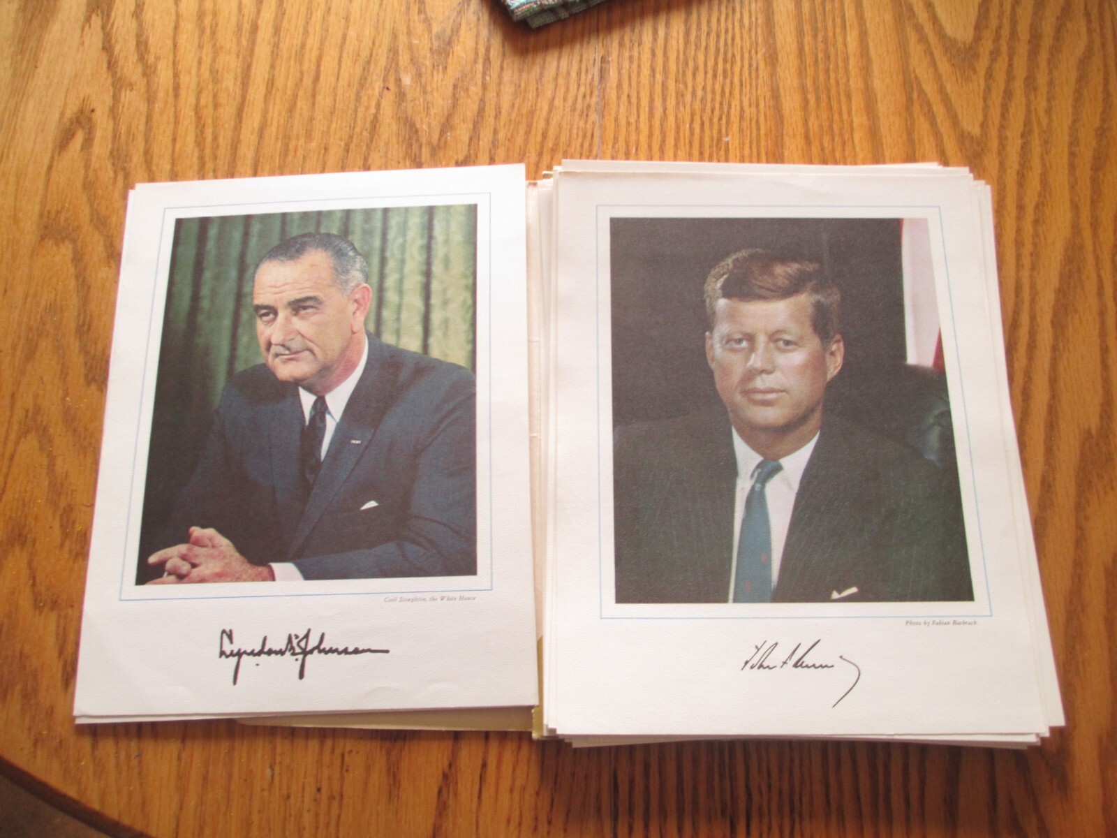 Vintage Commemorative Portraits of the First 35 Presidents of America ...