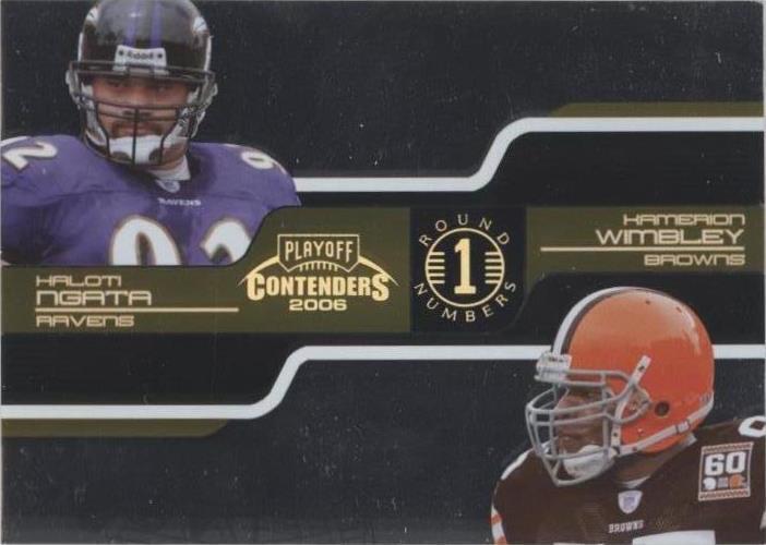 2006 Playoff Contenders - Round Numbers Tamba Hali, Haloti Ngata ...