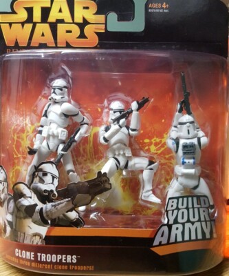 2005 Star Wars Revenge of the Sith Clone Troopers Build Your Army 3 Pak ...