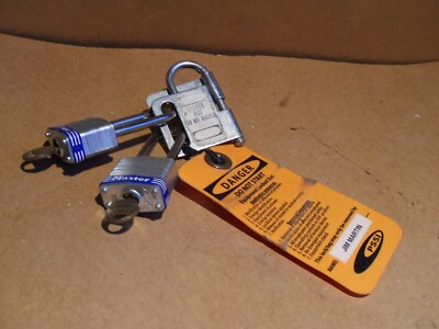 Lock Out - Tag Out Safety Equipment For Energy Isolation Two Locks ...