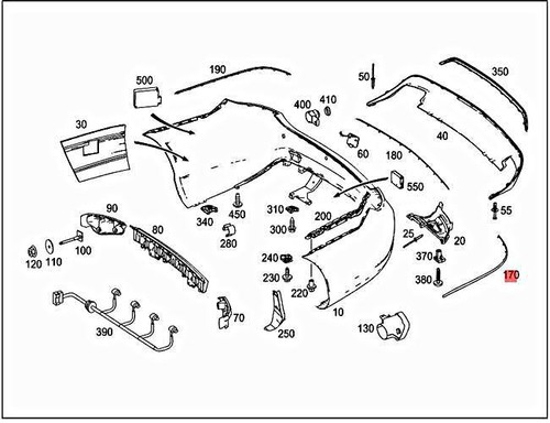 Genuine MERCEDES A207 C207 W207 Cabrio Coupe Left Trim strip 2078852121 ...