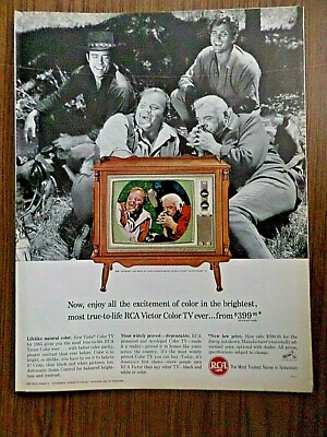 1965 RCA TV Television Ad Bonanza on the Tube | eBay