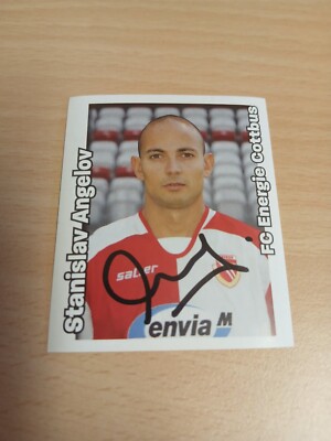 Panini Sticker signiert Stanislav Angelov Energie Cottbus NEU | eBay.de