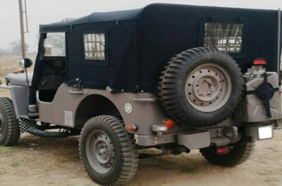 Complete Canvas Soft Top For JEEP WILLYS MB GPW CJ2A OD Green/Brown ...