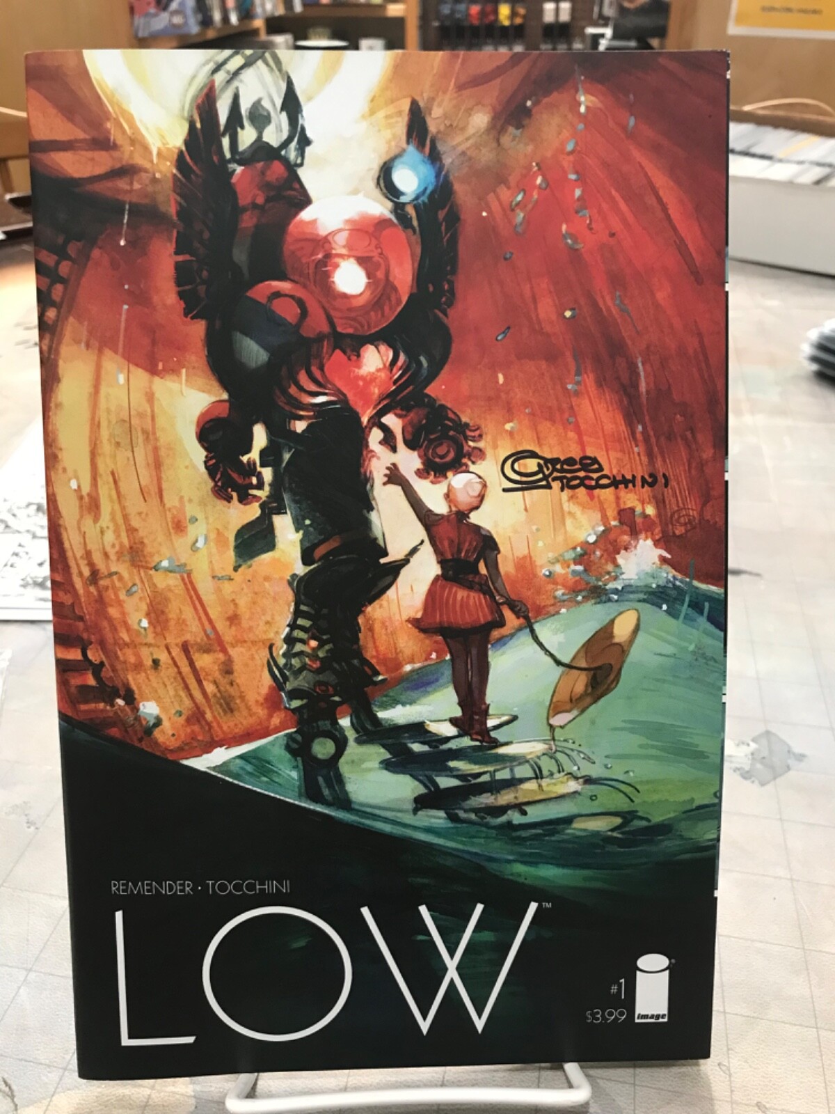 LOW #1 (IMAGE COMICS 2014) RICK REMENDER+TOCCHINI SIGNED WITH ...