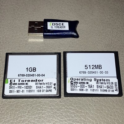 WMS Williams BB2 Slot Machine EL TOREADOR Software set with dongle | eBay