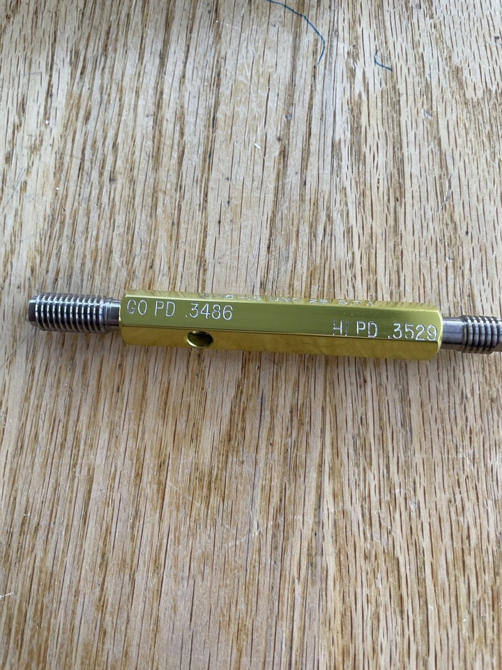 5/16 18 UNC 2B STI HELICOIL THREAD PLUG GAGE .3125 GO NO GO PD'S ...