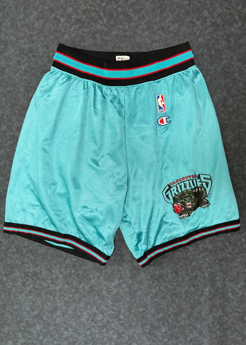 Vintage 90s Champion Vancouver Grizzlies NBA Basketball Shorts - Size ...
