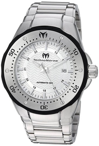 Technomarine TM-215093 Sea Mantra Silver Dial Stainless Automatic Men's ...
