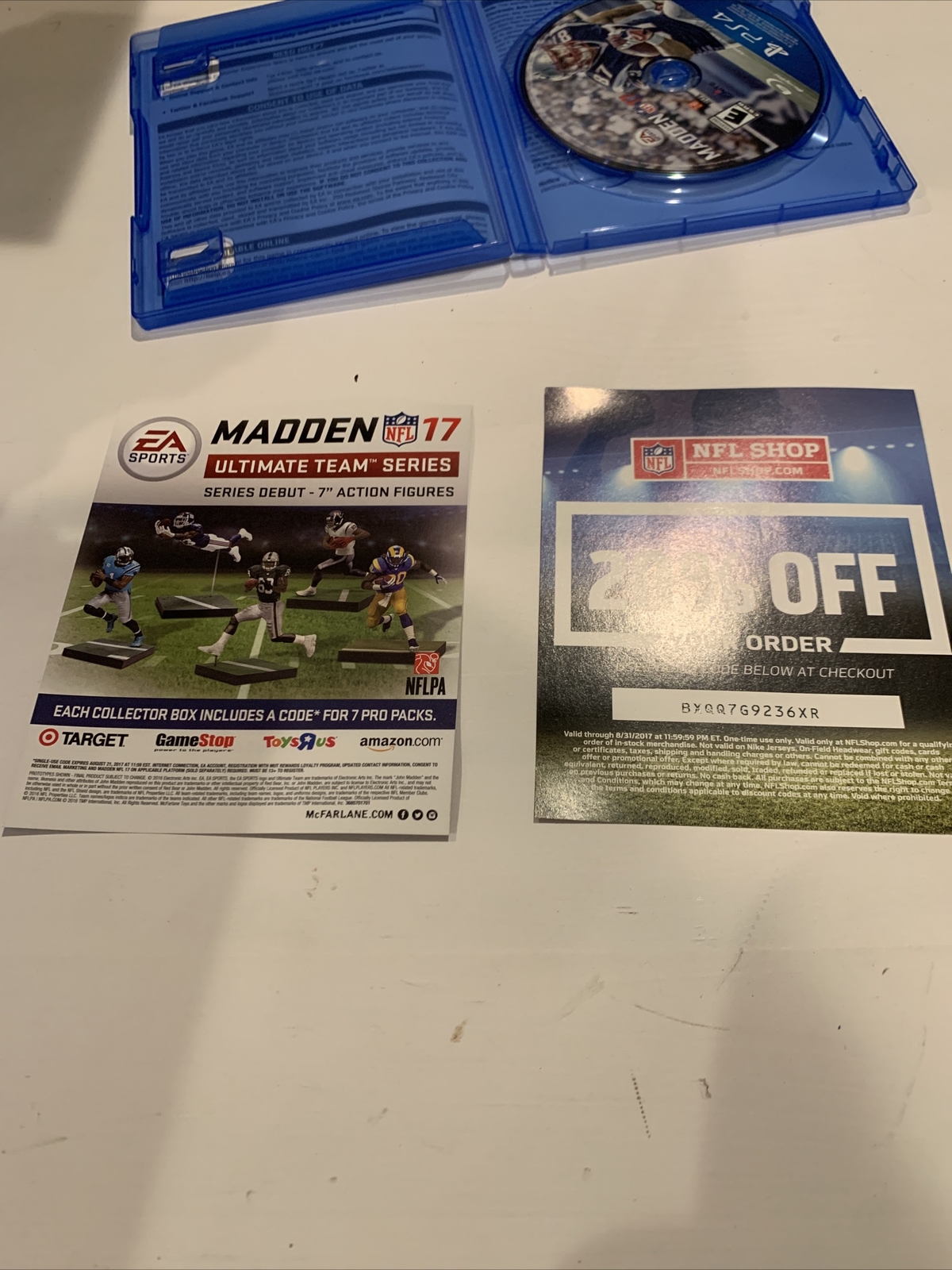 Madden NFL 17 PS4 With All Merchandise Great Condition 14633368574| eBay