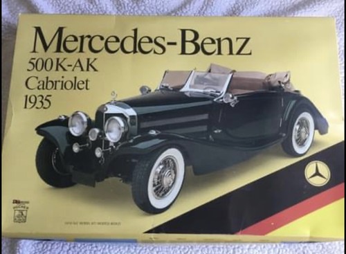 MERCEDES 500K-AK CABRIOLET 1935 POCHER 1/8 SCALE MODEL CAR KIT | eBay