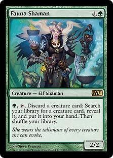 Magic The Gathering 2011 Core Set Single Card Rare Fauna Shaman #172 | eBay