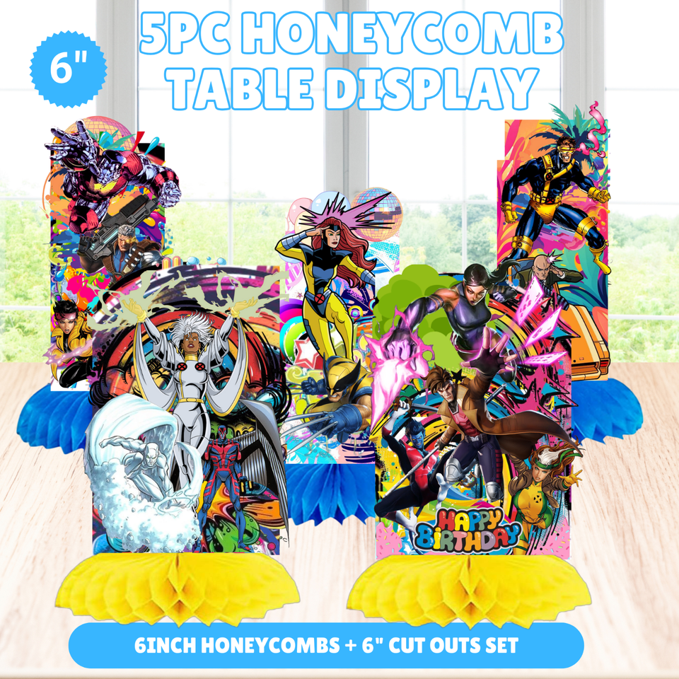 X MEN 97 wolverine cupcake topper birthday party supplies centerpiece ...