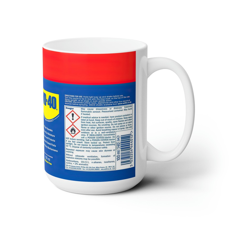 WD-40 Ceramic Mug 15oz | eBay