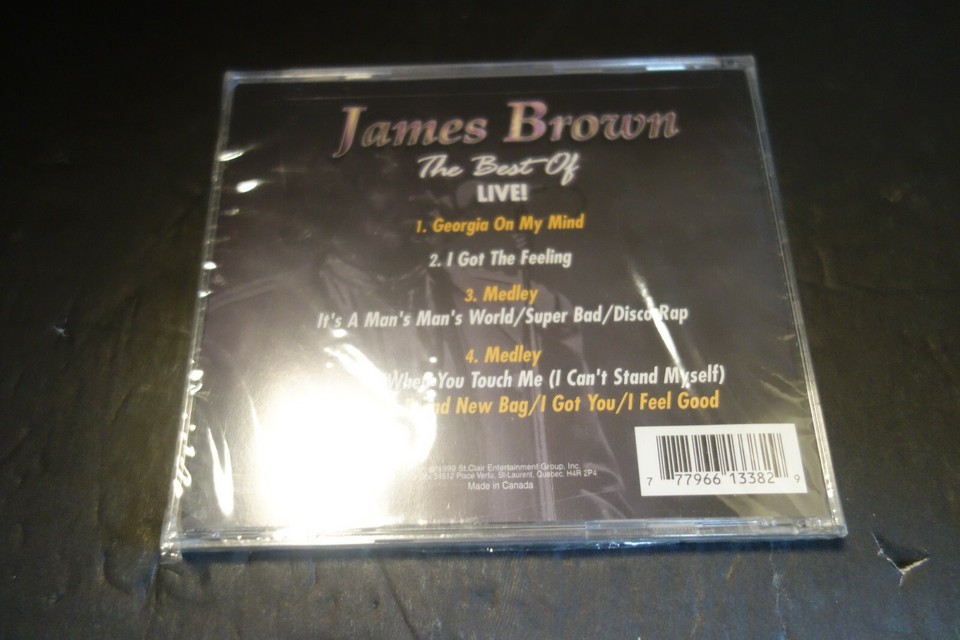 The Best of Live James Brown by James Brown (CD, 1999, St. Clair ...