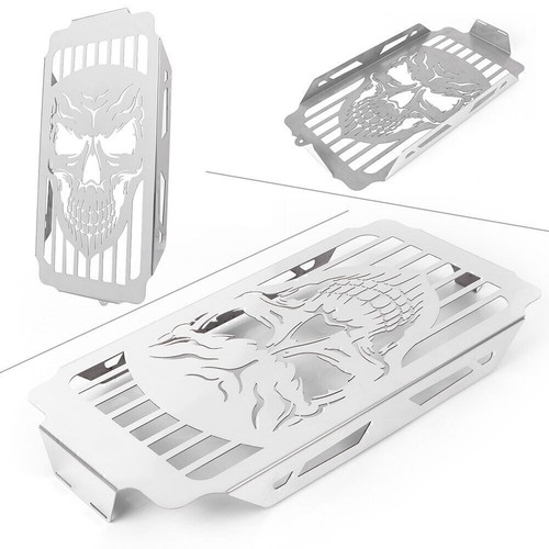 Skull Radiator Cover Grille For Honda Shadow 1100 VT1100 Spirit Sabre ...