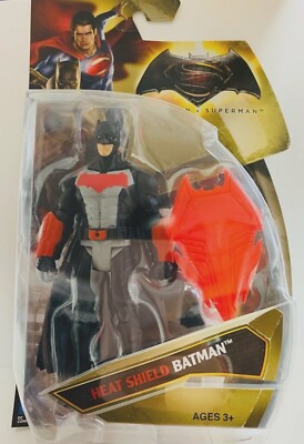 New BATMAN V SUPERMAN Heat Shield Batman DC COMICS w/ Thermal Shield | eBay