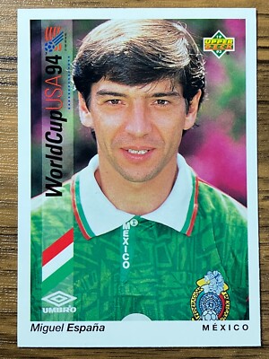 Upper Deck 1993 World Cup USA Soccer Card #94 Miguel Espana Mexico | eBay