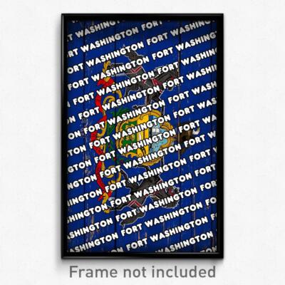 Fort Washington Pennsylvania Poster (PA City Souvenir 11x17 Town Print ...