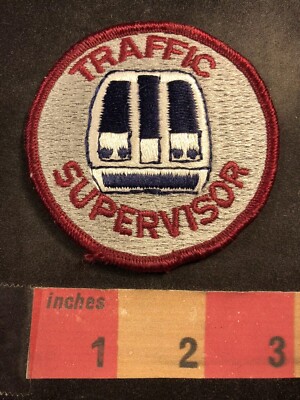 Vtg TRAFFIC SUPERVISOR Patch 00MK | eBay