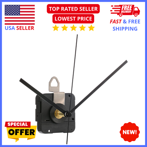 Hicarer 28mm Long Shaft Quartz Clock Movement Clock Repair Kit - Black ...