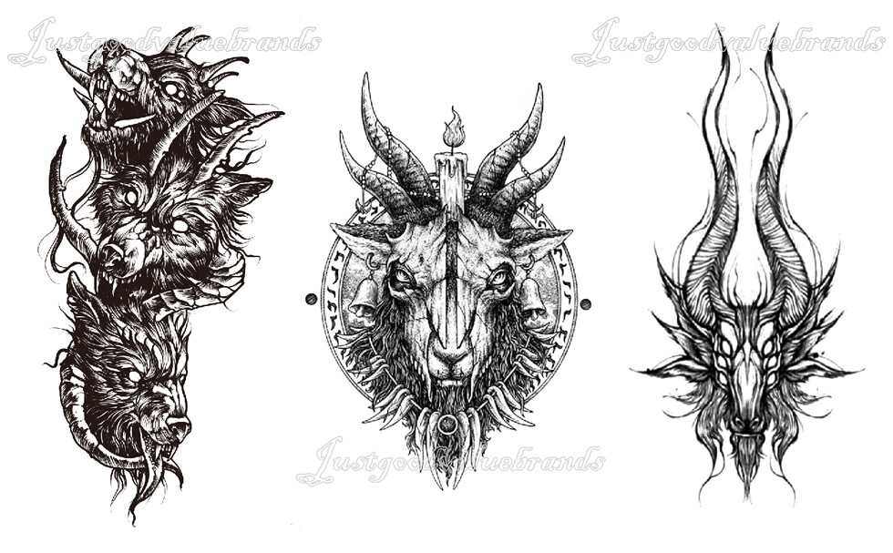 Satanic tattoo designs | Orangetattooshop.com
