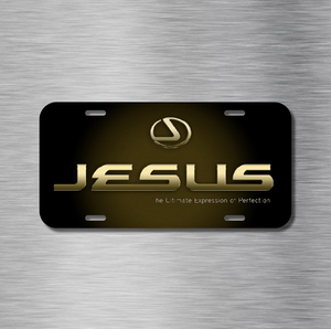 Jesus Vehicle Front License Plate Auto Car Tag Christian Christ NEW | eBay
