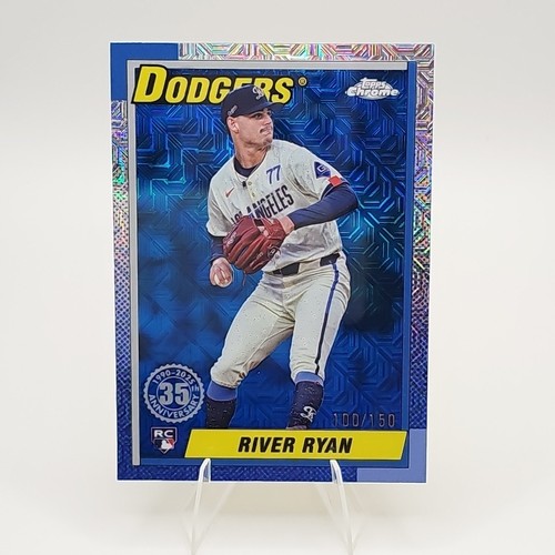 2025 Topps Series 1 River Ryan BLUE MOJO /150 Silver Pack Rookie ...