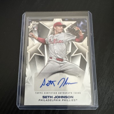 2025 Topps Series 2 SETH JOHNSON Baseball Stars AUTO Autograph Phillies ...