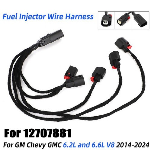 1PCS Fuel Injector Harness Right Passenger Side For Chevy GMC 14-24 6 ...