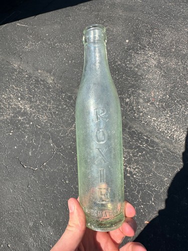 Roxie Waukesha Roxo Co. Waukesha Wisconsin Gripper Embossed Soda Bottle ...