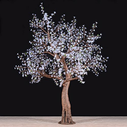 Bright Baum Cherry LED Artificial Tree 9FT Warm White Light Store Decor ...
