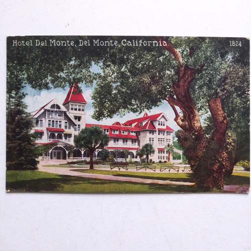 Hotel Del Monte, Del Monte CA California Postcard Pacific Novelty Co | eBay