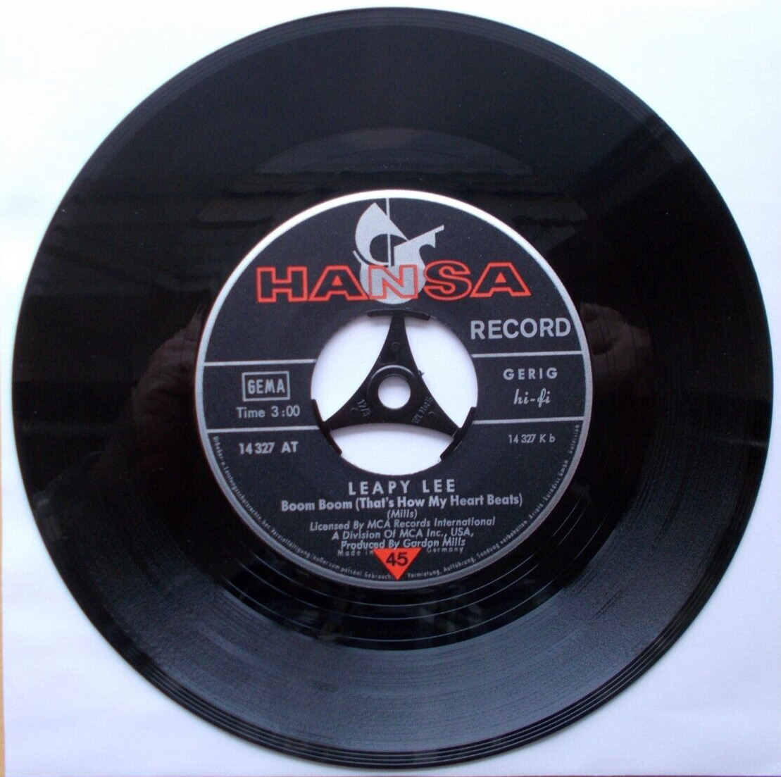 Leapy LEE Little Yellow Aeroplane★Boom Boom★Hansa Records 14 327 AT ...
