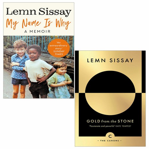 Lemn Sissay 2 Books Collection Set My Name Is Why, Gold from the Stone ...