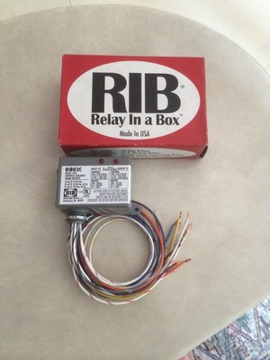 RIB RIBU2C Enclosed Pre Wired Relay Pilot Duty | eBay