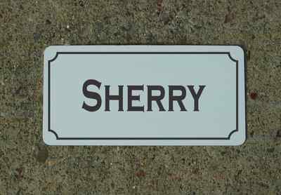 SHERRY Metal Sign Vintage Style for Wine Cellar Cave or Collection or ...