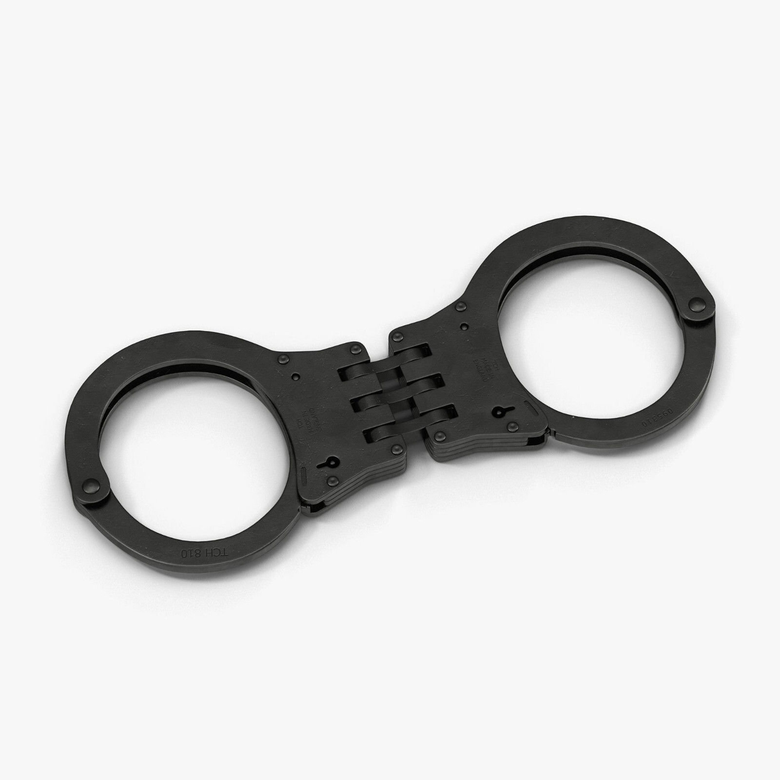 Professional Police Handcuffs Hinged Double Lock Pro-Cuff Speedcuff ...
