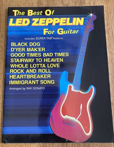 The Best Of Led Zeppelin For Guitar Songbook | eBay