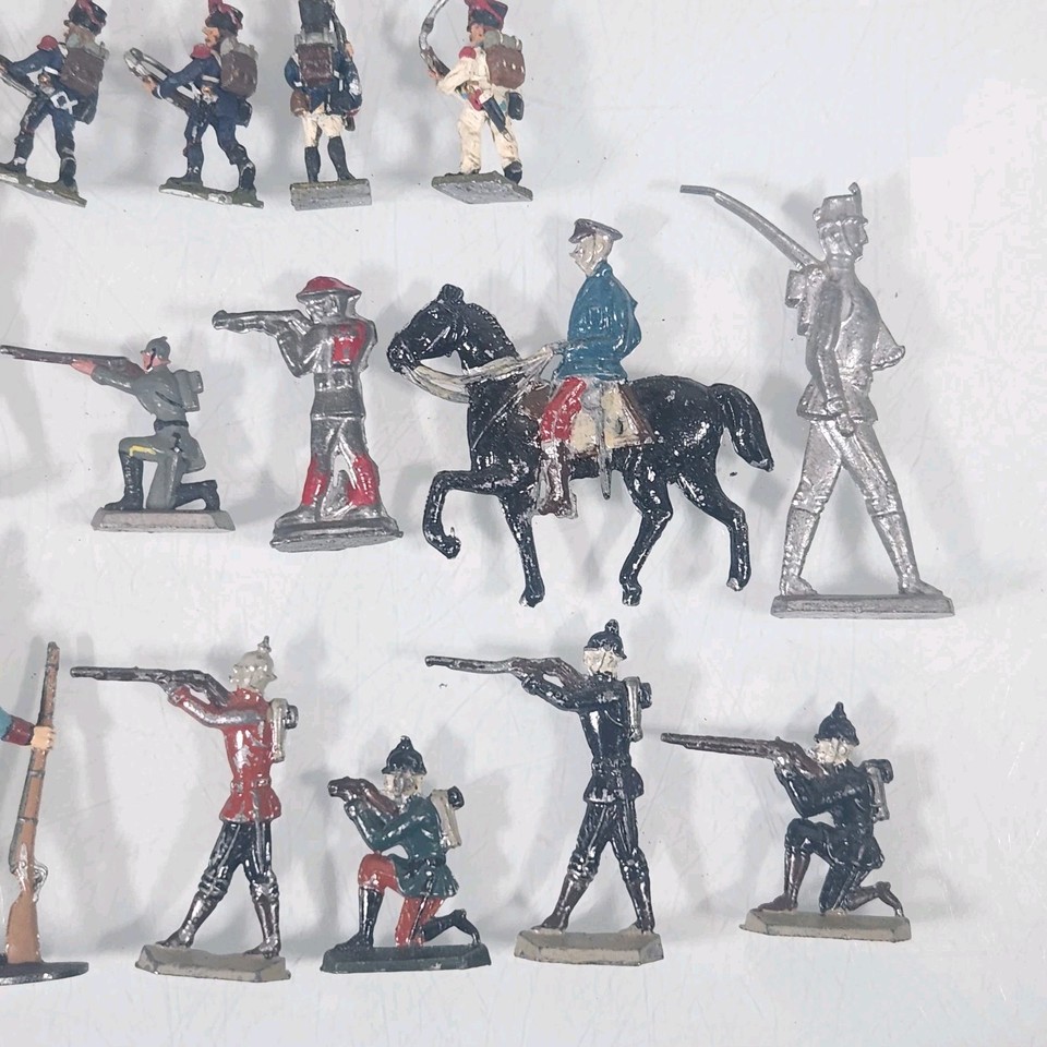Vintage Lead Metal Toy Soldier Minatures Figures Lot - Some Issues | eBay