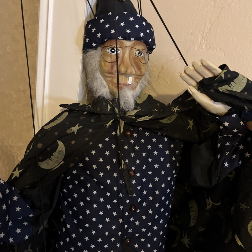 Marionette Large 40” Wizard Sorcerer Merlin Puppet Vintage | eBay