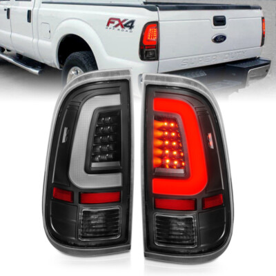 ANZO 2008-2016 Ford F-250 LED Taillights Black Housing Clear Lens (Pair ...