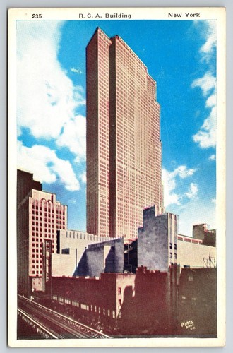 RCA Building, New York City, New York Postcard S2353 | eBay
