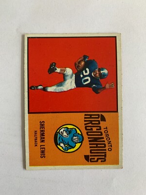 1964 Topps CFL #74 Sherman Lewis - Toronto Argonauts - inv1 | eBay