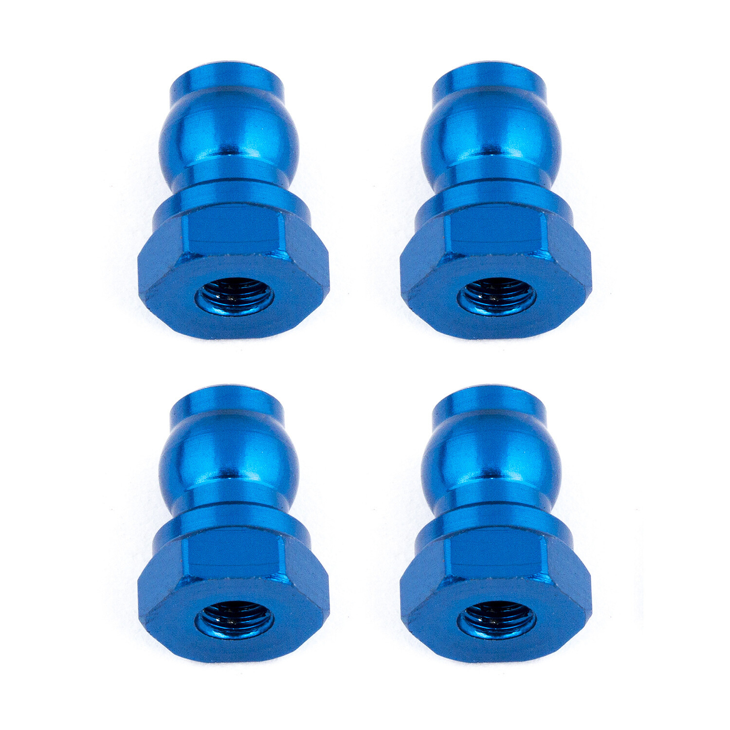 Shock Bushings, 10 mm, blue aluminum | eBay