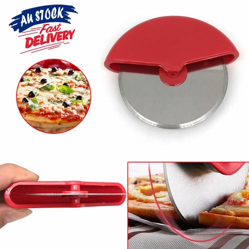 Rolling Roll Pizza Cutter Cleaning Blade Slicer Easy Handheld Removable ...
