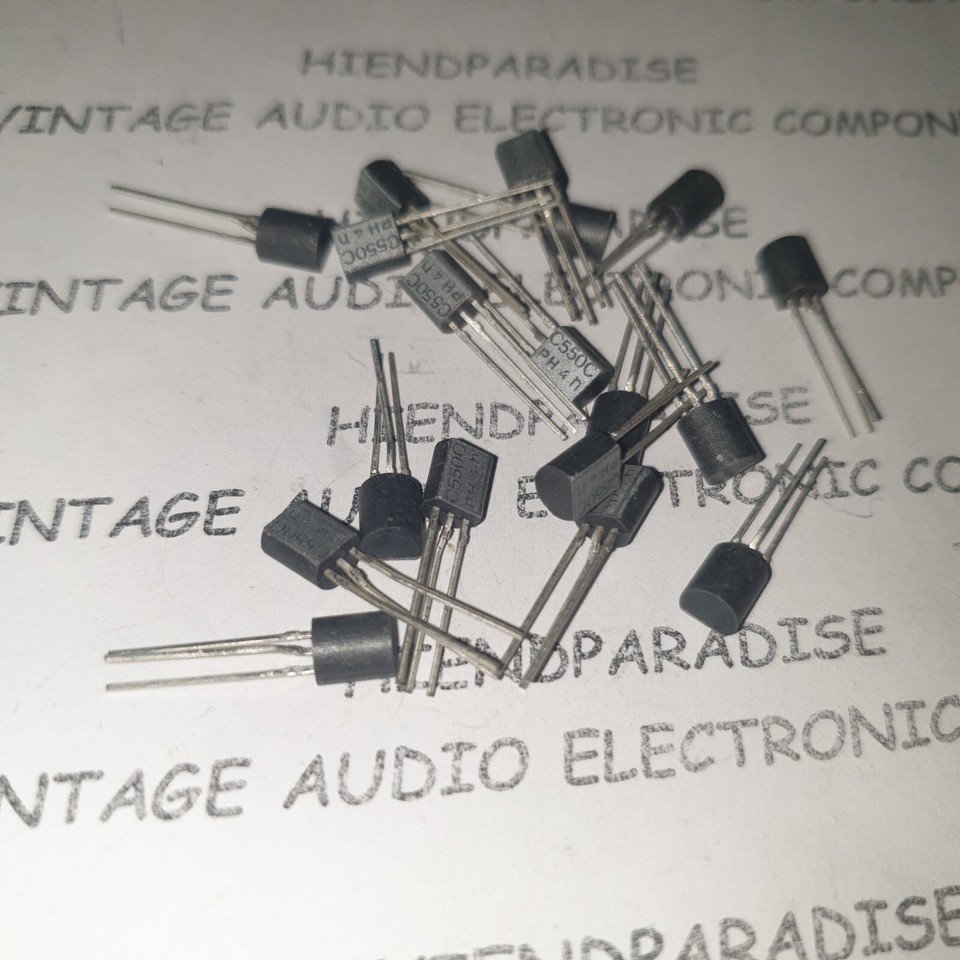 NOS RARE GENUINE PHILIPS BC550C HI END BJT AUDIO TRANSISTORS!TO92 (TO ...