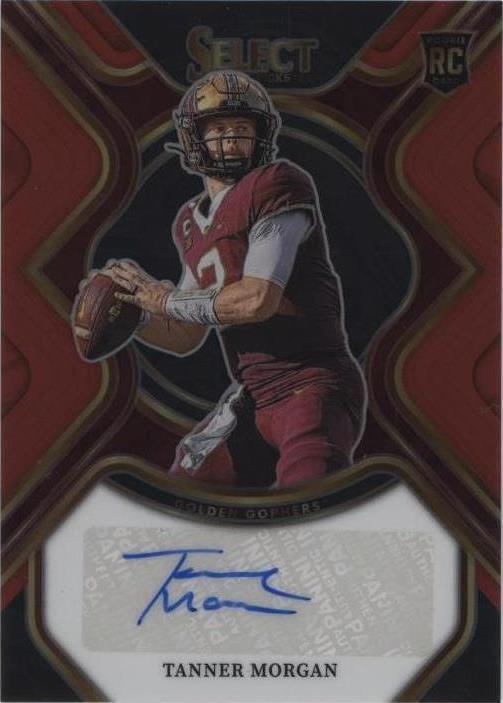 2023 Panini Select Draft Picks - Rookie Signatures Tanner Morgan #RS ...