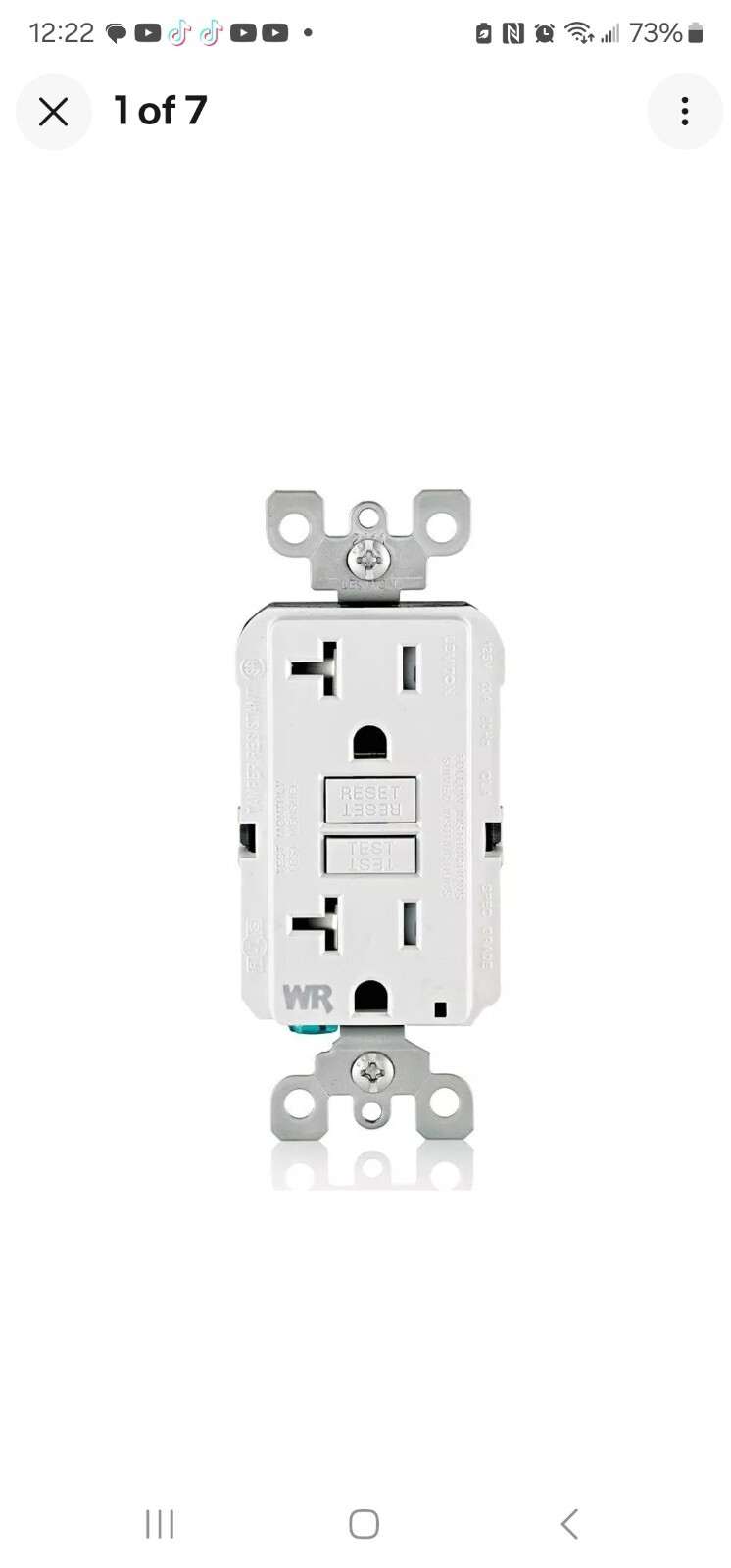 Leviton GFWT2-W Self-test SmartlockPro Slim GFCI Weather And Tamper ...