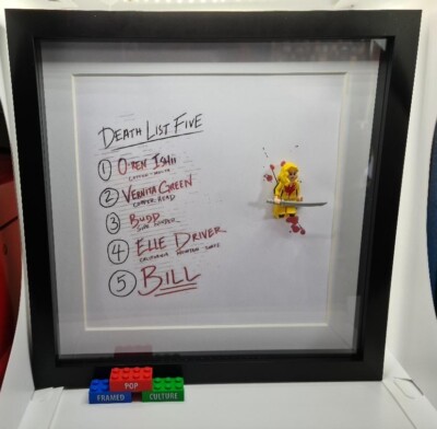 Kill Bill The Bride framed custom Lego minifigure | eBay